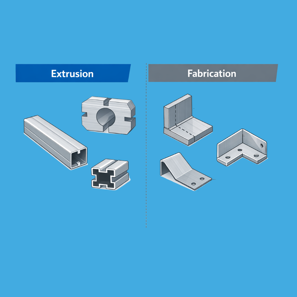 Extrusion vs Fabrication: Which Manufacturing Process to Choose?